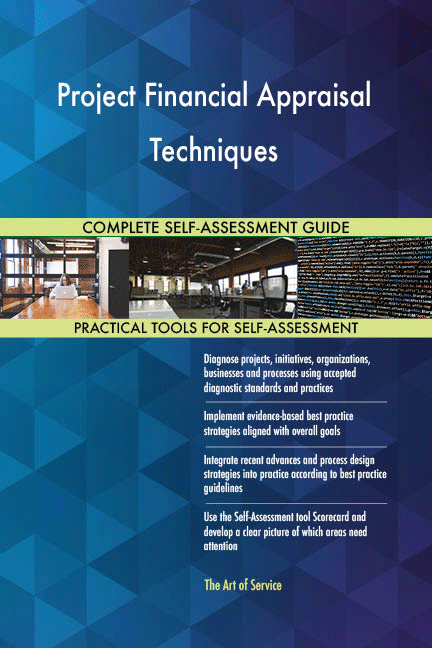Project Financial Appraisal Techniques Toolkit