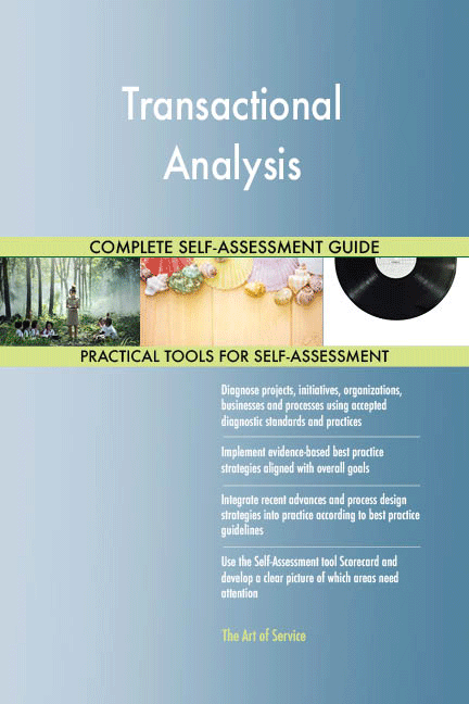 Transactional Analysis Toolkit