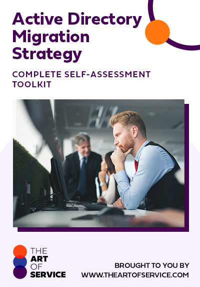 Active Directory Migration Strategy Toolkit