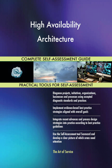 High Availability Architecture Toolkit