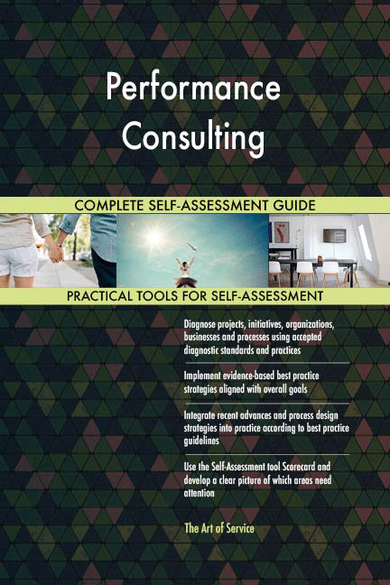 Performance Consulting Toolkit