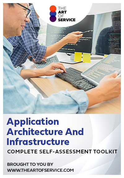 Application Architecture And Infrastructure Toolkit
