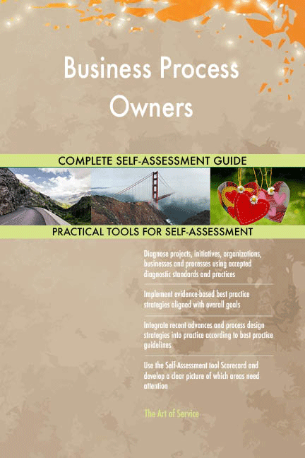 Business Process Owners Toolkit