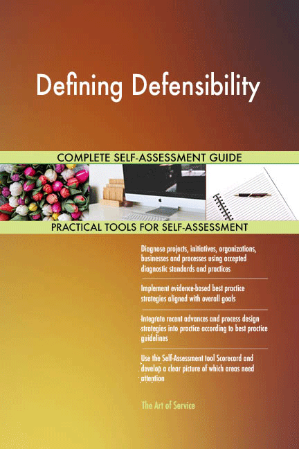 Defining Defensibility Toolkit