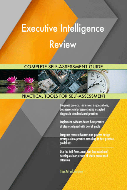 Executive Intelligence Review Toolkit