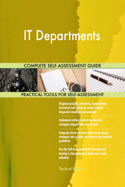 IT Departments Toolkit