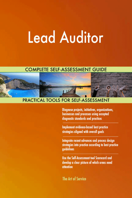 Lead Auditor Toolkit