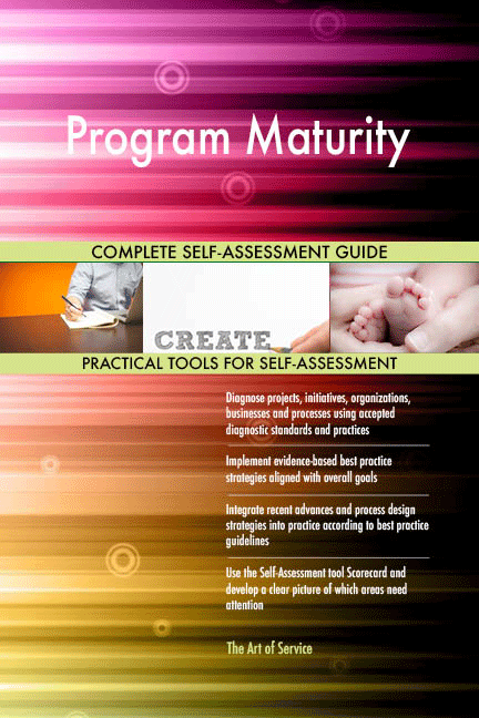 Program Maturity Toolkit