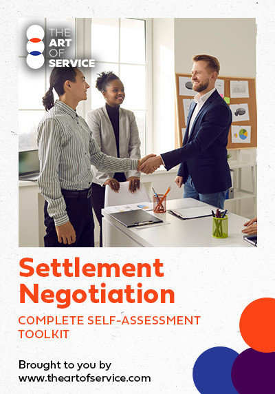 Settlement Negotiation Toolkit