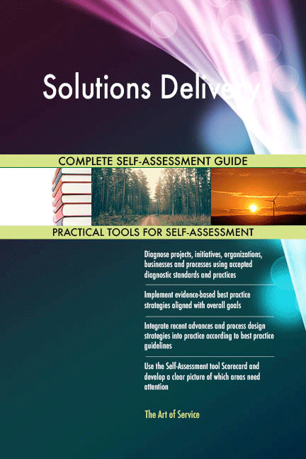 Solutions Delivery Toolkit