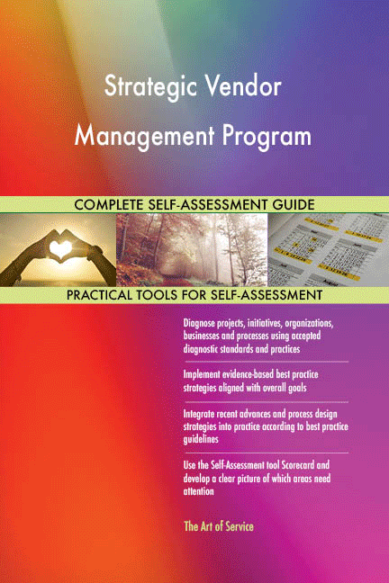 Strategic Vendor Management Program Toolkit