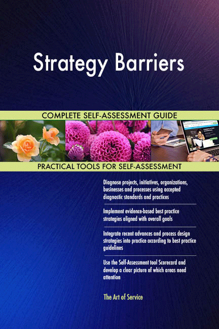 Strategy Barriers Toolkit