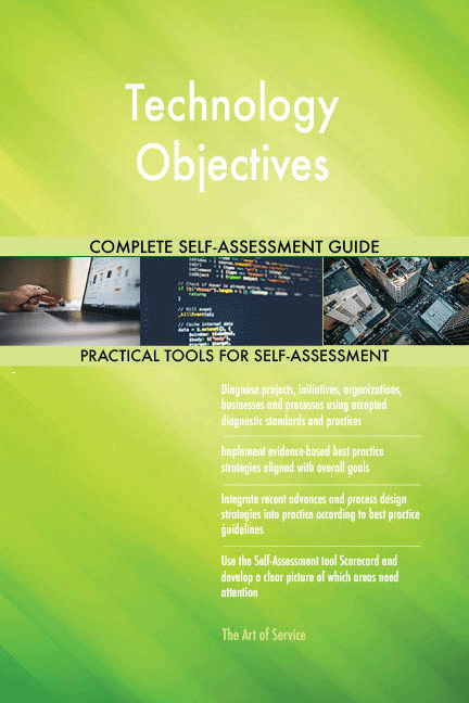 Technology Objectives Toolkit