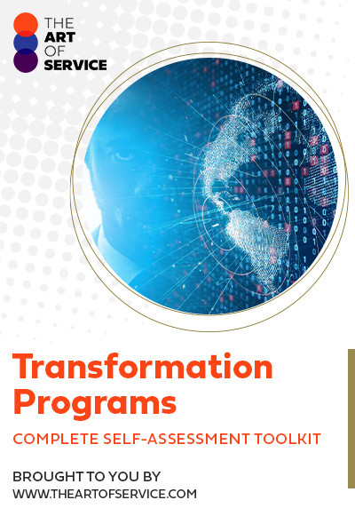 Transformation Programs Toolkit