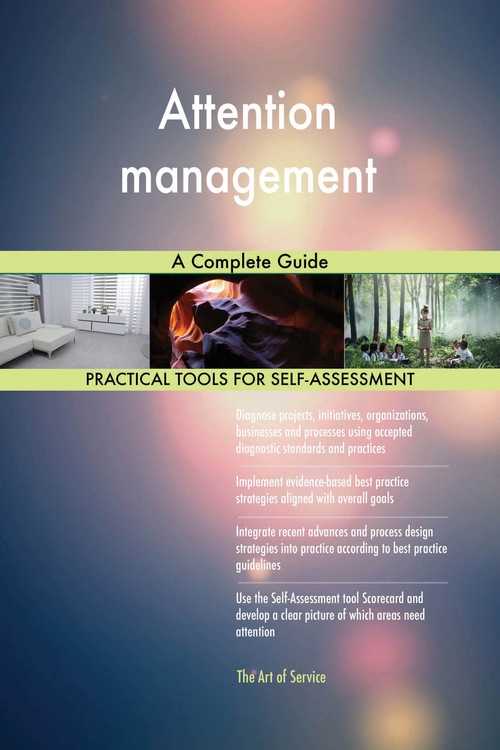 9780655303343 Attention management A Complete Guide by Blokdyk, Gerardus