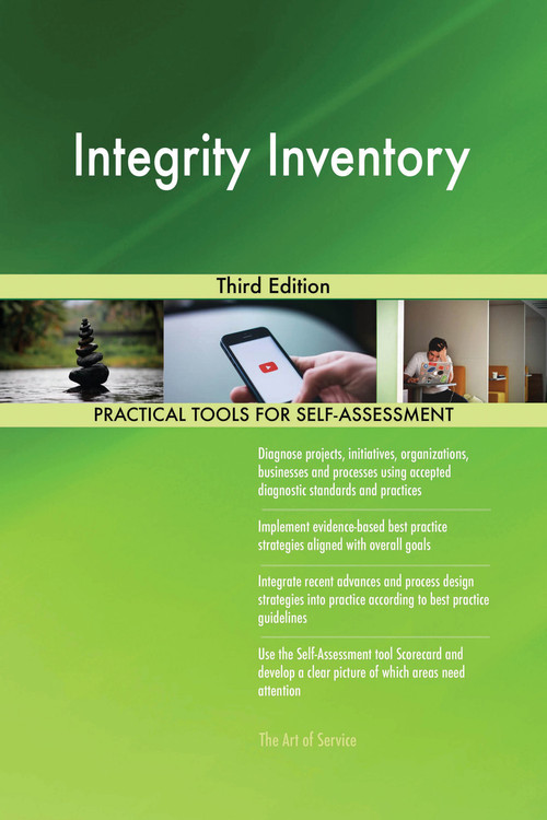9780655310365 Integrity Inventory Third Edition by Blokdyk, Gerardus