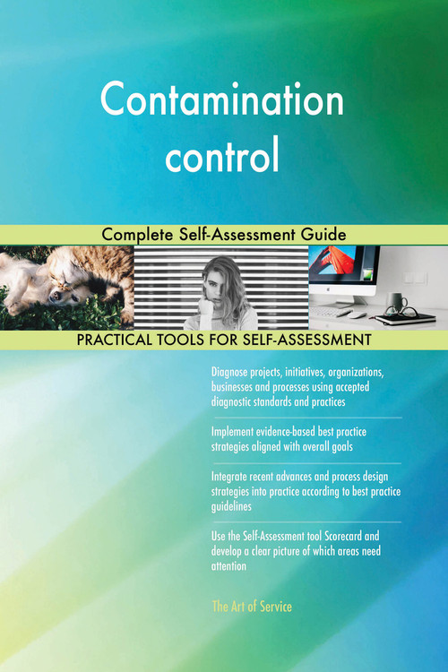 9780655311041 Contamination control Complete Self-Assessment Guide by ...