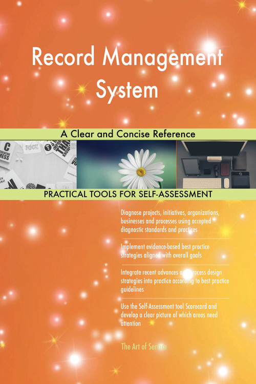 9780655319795 Record Management System A Clear and Concise Reference by ...