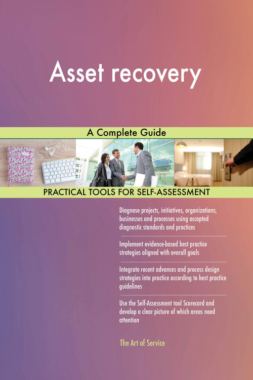 9780655322931 Asset recovery A Complete Guide by Blokdyk, Gerardus
