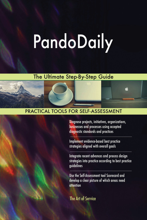 9780655323174 PandoDaily The Ultimate Step-By-Step Guide by Blokdyk ...