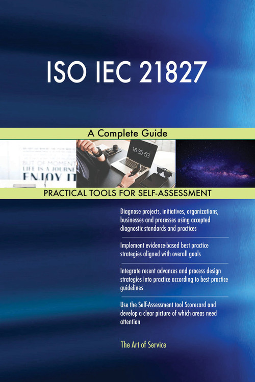 9780655326816 ISO IEC 21827 A Complete Guide by Blokdyk, Gerardus