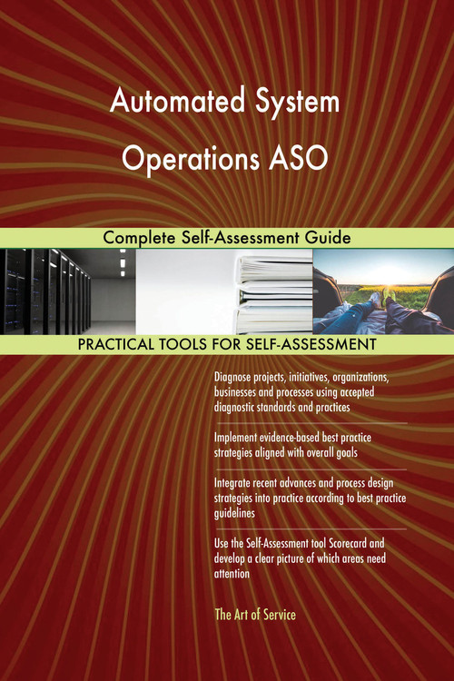 9780655329114 Automated System Operations ASO Complete Self-Assessment ...
