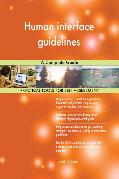 9780655332008 Human interface guidelines A Complete Guide by Blokdyk ...