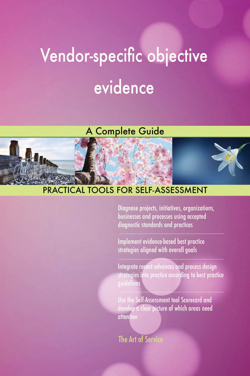9780655333661 Vendor-specific objective evidence A Complete Guide by ...