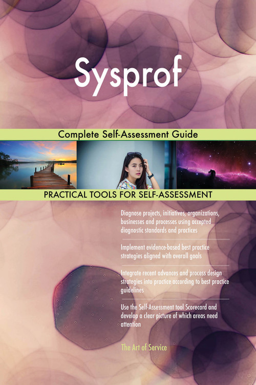 9780655333852 Sysprof Complete Self-Assessment Guide by Blokdyk, Gerardus