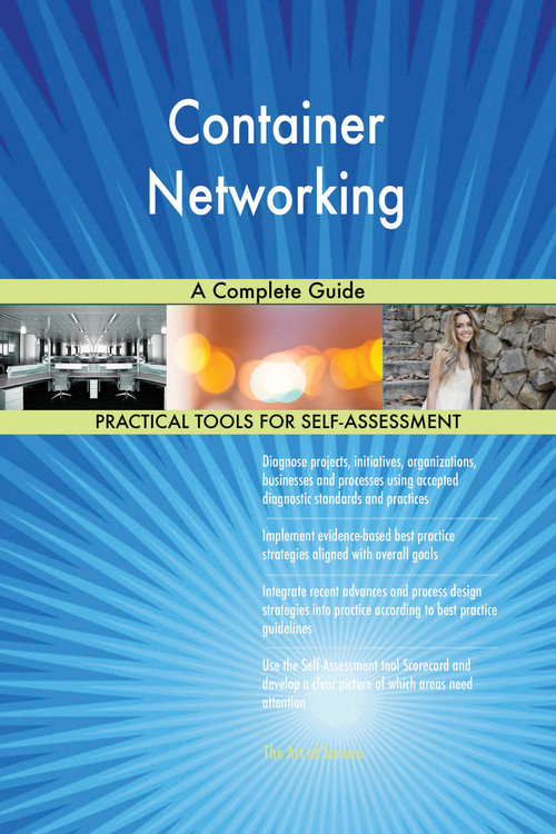 9780655349365 Container Networking A Complete Guide by Blokdyk, Gerardus