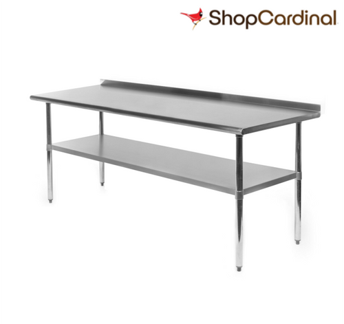 Gridmann NSF Stainless Steel Commercial Kitchen Prep & Work Table with ...