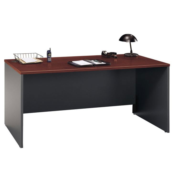 BBF Bush Series C Corsa Bowfront Left Handed L-Desk with 2 Mobile ...