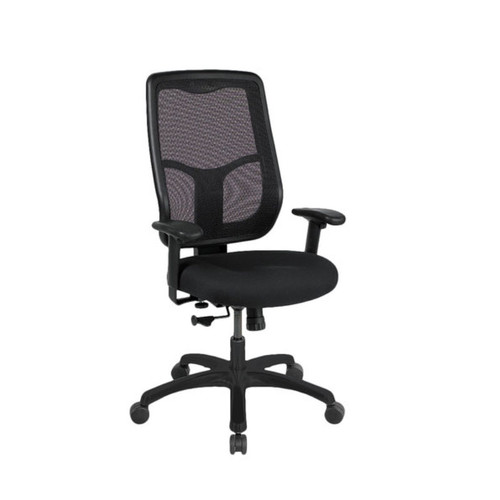 Eurotech by Raynor Apollo High-Back Mesh Back Chair with Fabric Seat ...