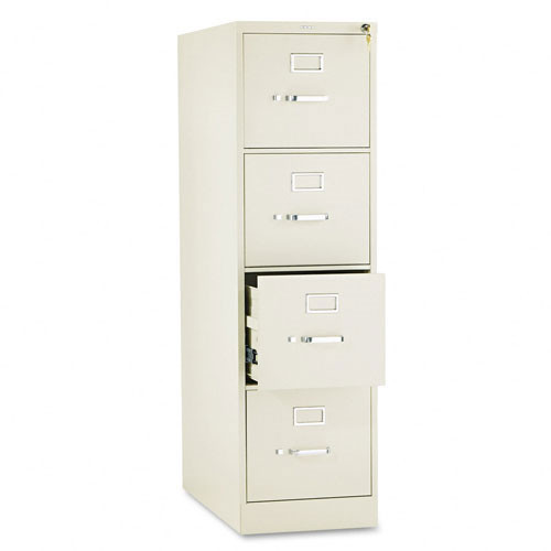 HON 310 Series 4-Drawer Metal Vertical File Cabinet Letter Size Putty ...
