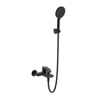Kohler Taut 掛牆式浴缸淋浴龍頭 (霧黑)
