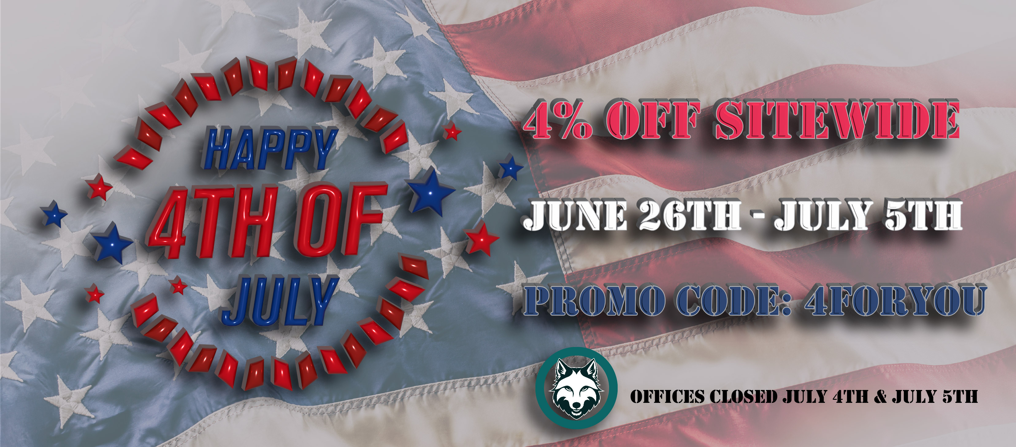 Big News! Check out this 4th of July Promo - Wolf Automation