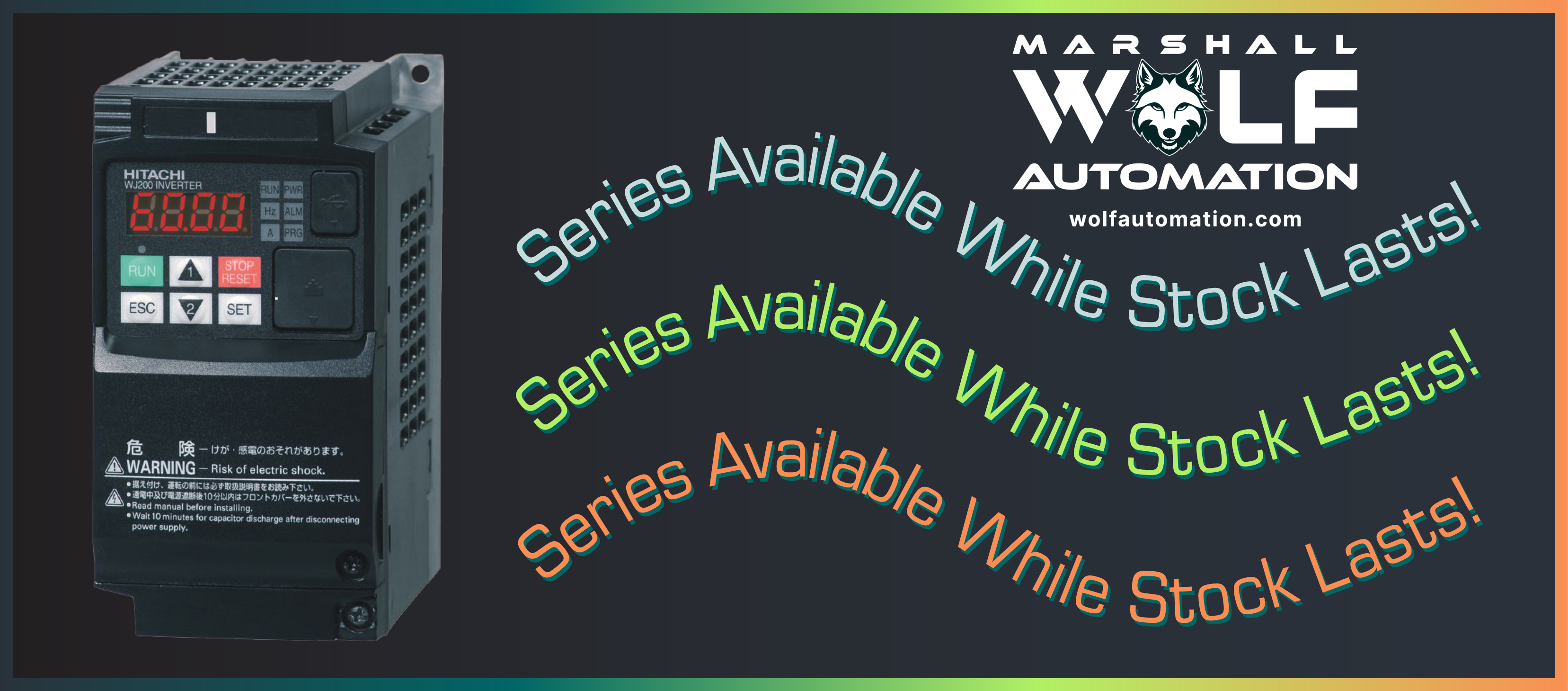 Product Update: Hitachi WJ200 Series - Wolf Automation