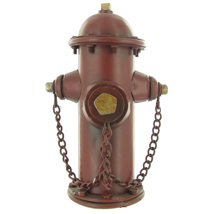 Fire Hydrant Metal Bank - Annie Rooster's Sally Ann's Antiques ...