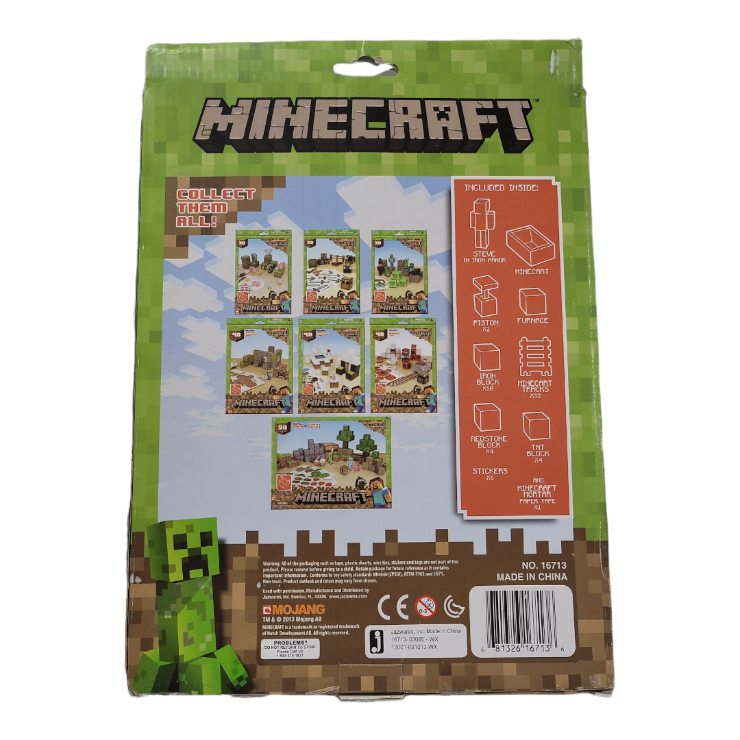 MINECRAFT Overworld Minecart Pack - MOJANG (Over 48 Pieces) - Annie ...