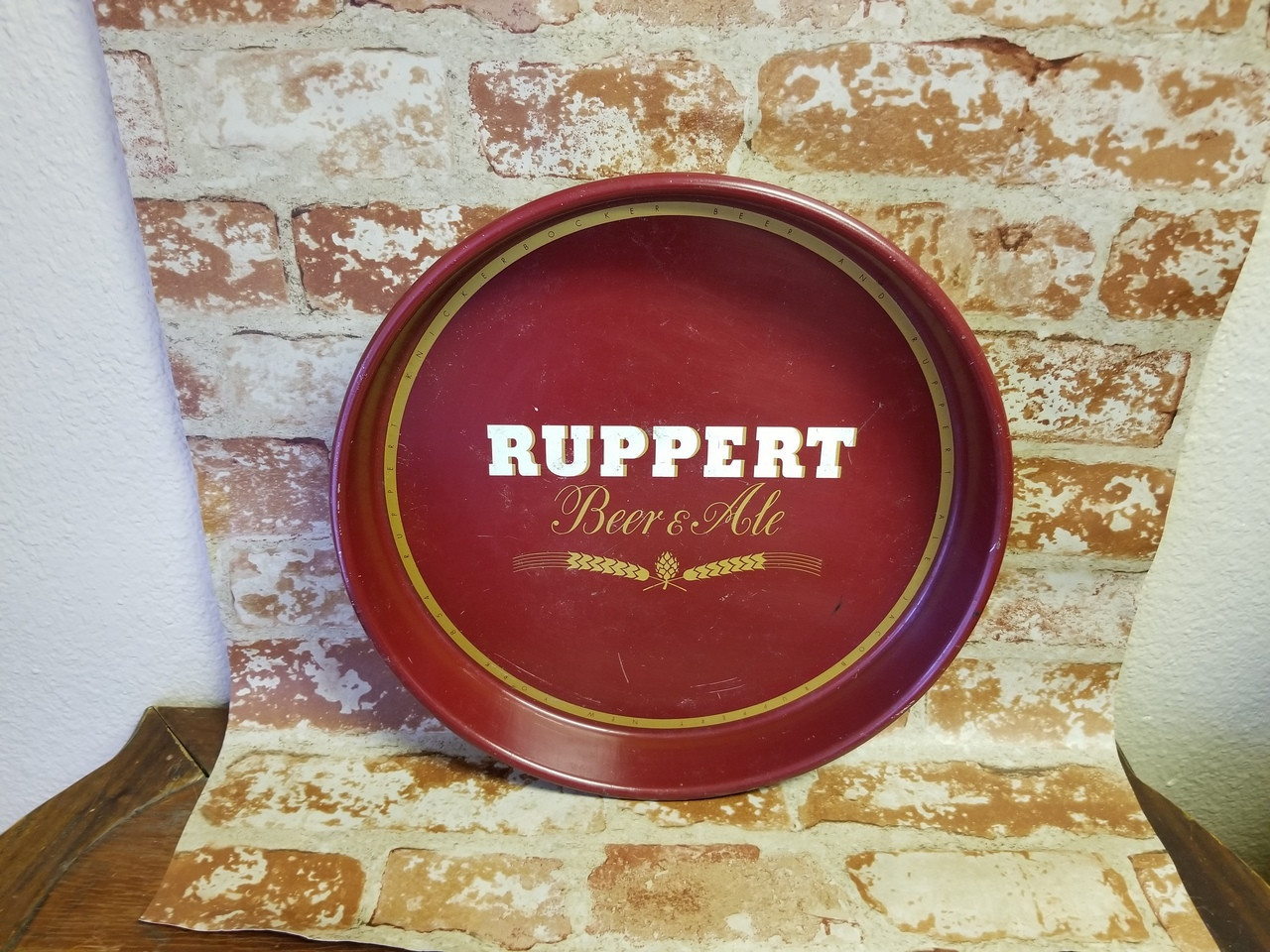 Vintage Jacob Ruppert Beer & Ale Metal Serving Tray - Annie Rooster's ...