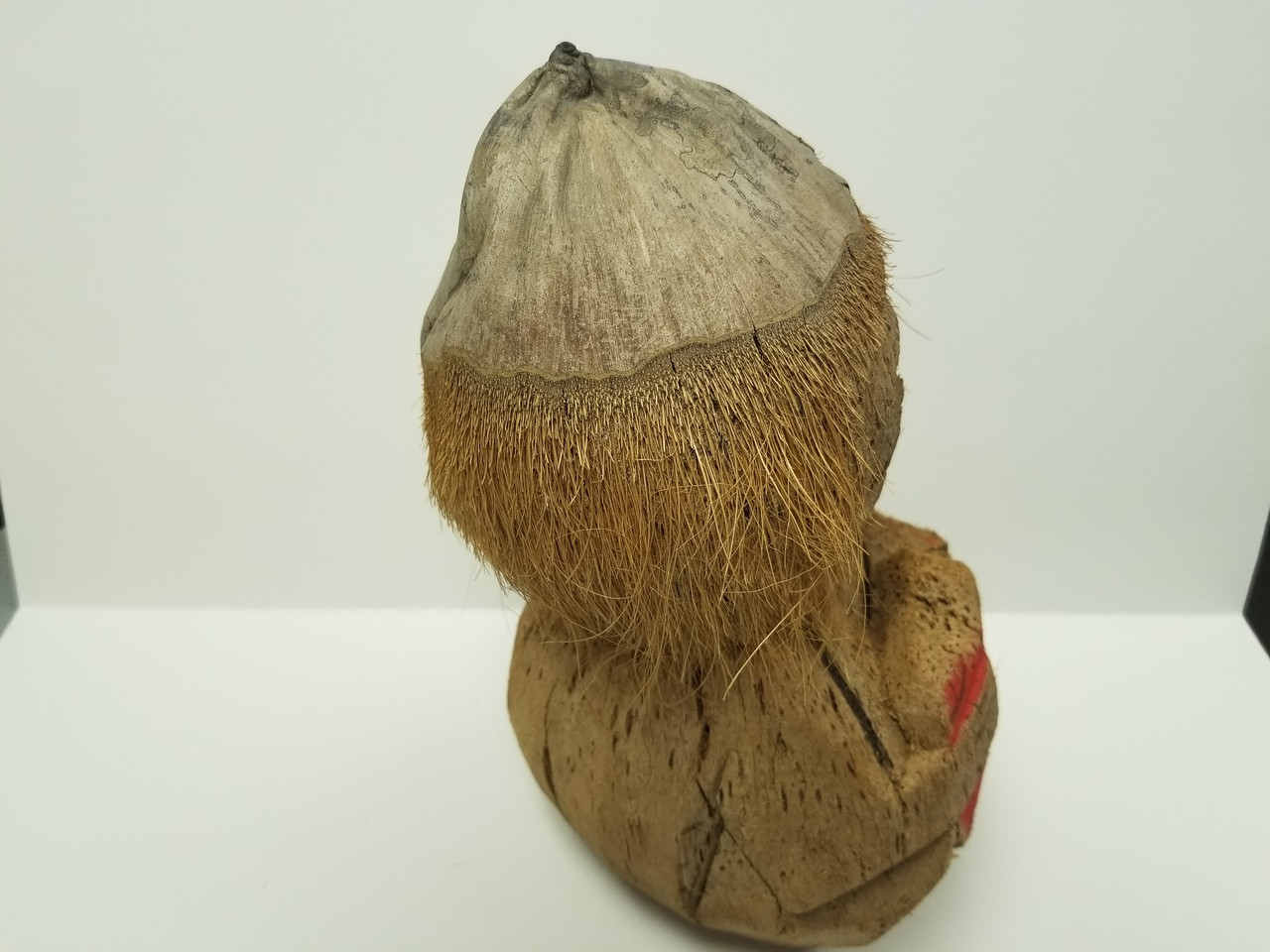 Vintage Carved Coconut Bank - Playing Red Guitar - Annie Rooster's ...