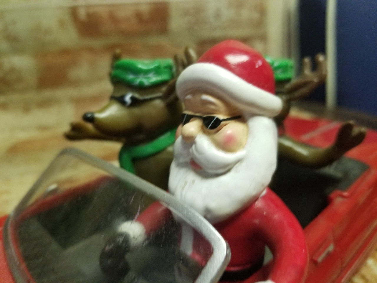 Animated LowRider Santa & Reindeer Rollin In A 64' Impala - Annie ...