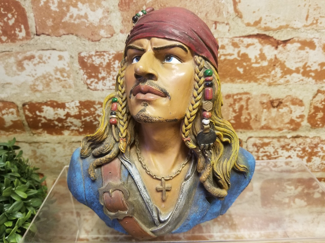 Vtg Pirate Bust Bank - Annie Rooster's Sally Ann's Antiques ...