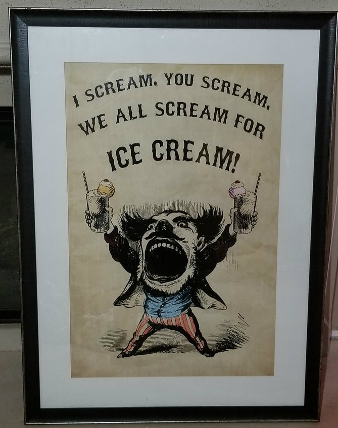 **RARE** Farrell's Ice Cream Parlour "I Scream, You Scream, We All ...