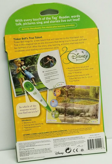 LeapFrog TAG Reading System - Disney's Fairies Tinker Bell's True ...