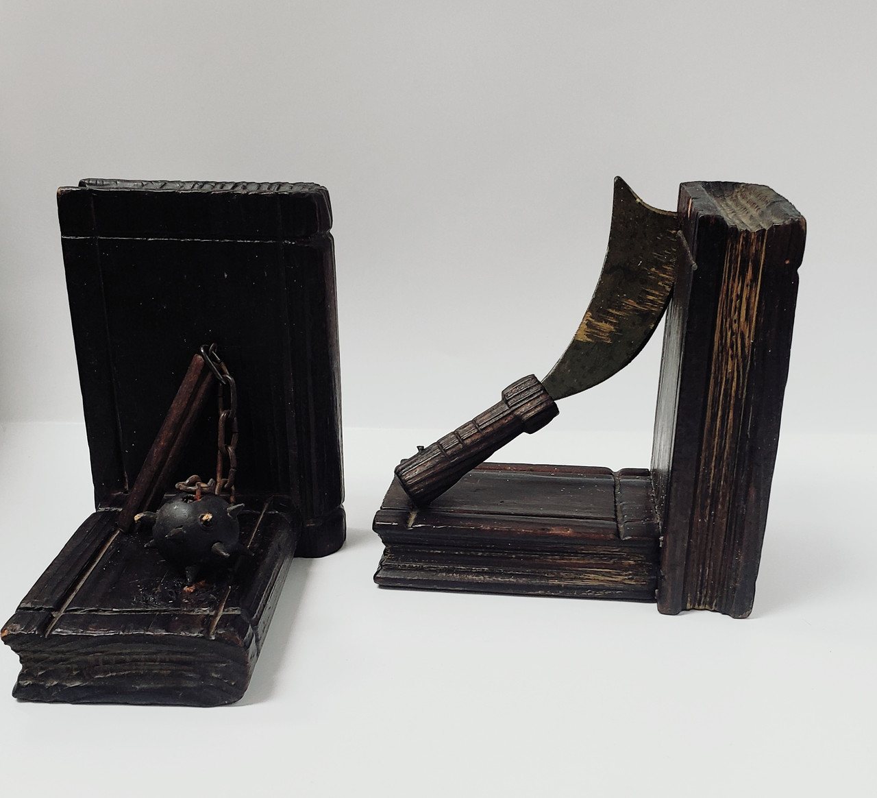 Sword Mace & Chain Medieval Bookends - Made In Spain 86/224 - Annie ...