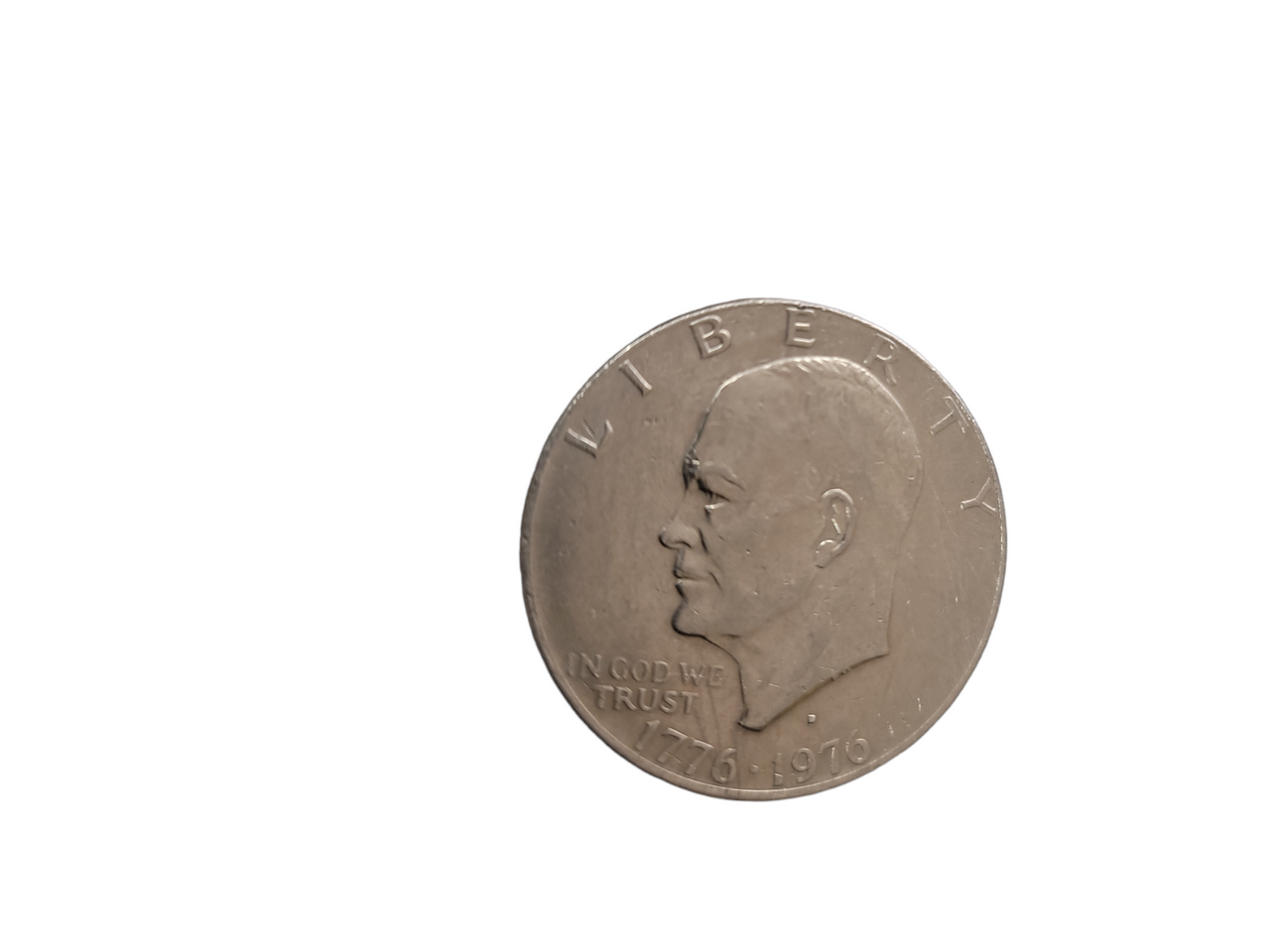 1776-1976 Type II Eisenhower Serif Font One Dollar Circulated Coin ...