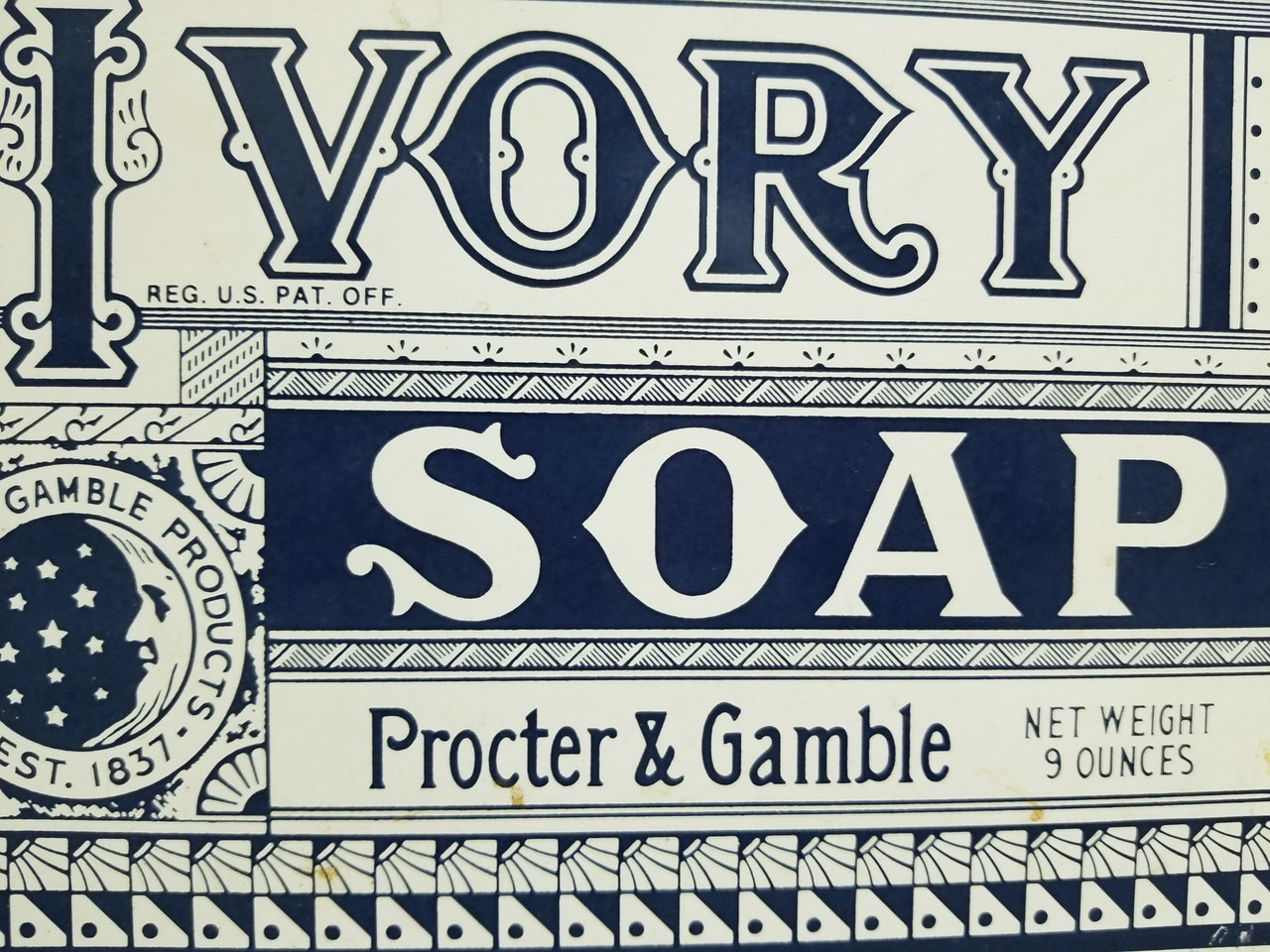 Procter & Gamble Ivory Soap Enameled Metal Sign - Annie Rooster's Sally ...