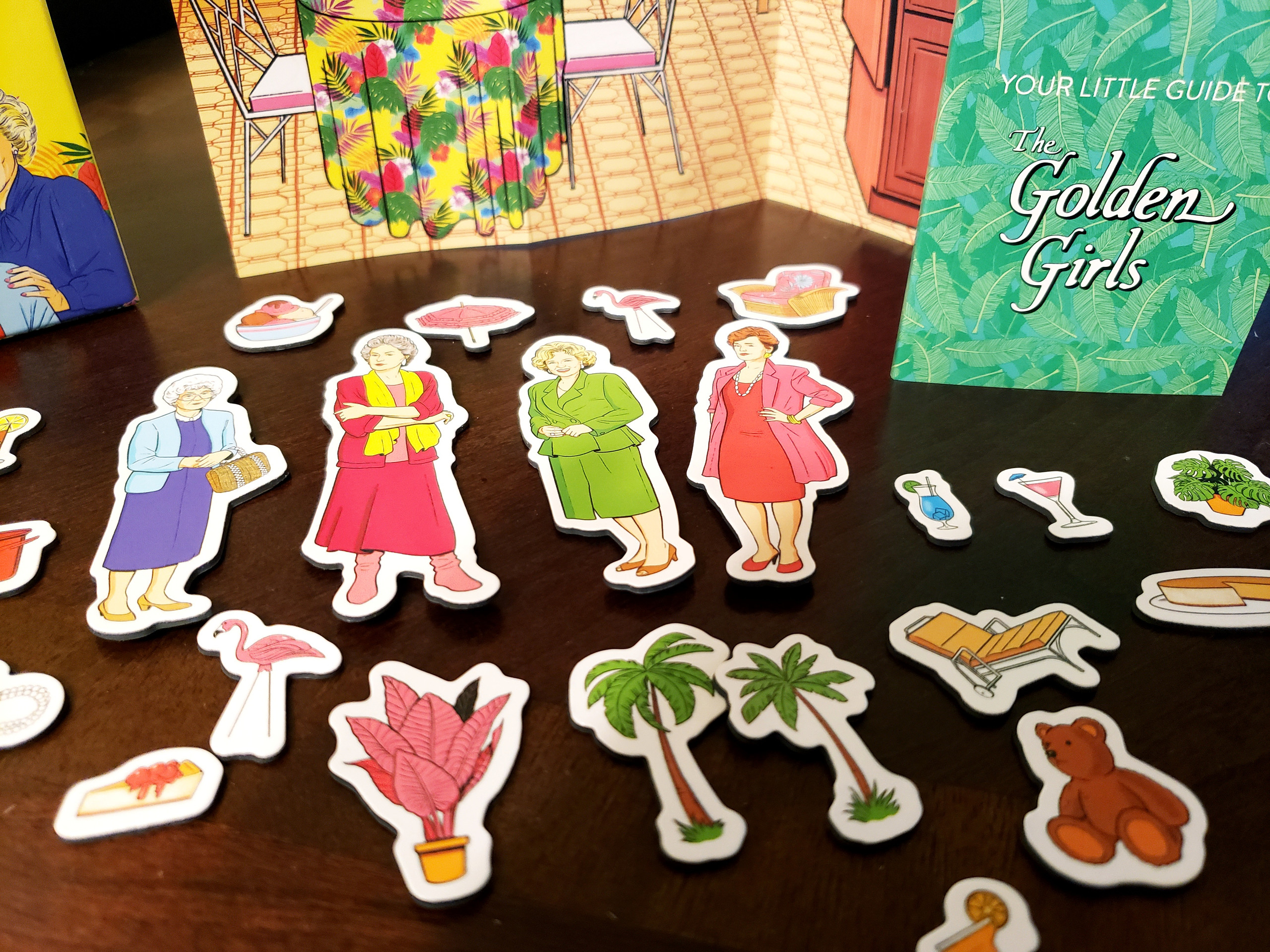The Golden Girls Magnet Set - 27 Pieces - Annie Rooster's Sally Ann's ...