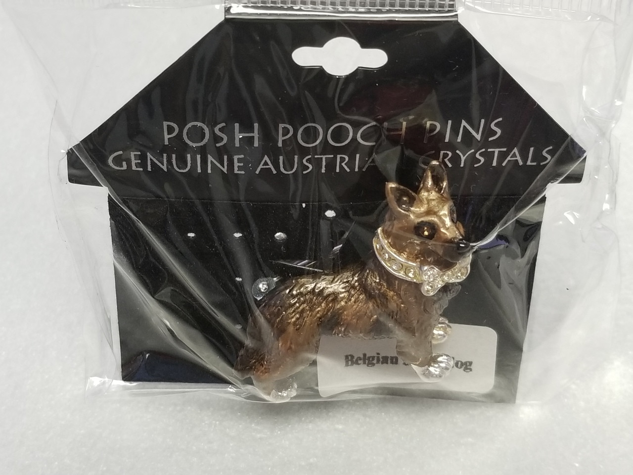 LOT of 5 Lanren-Spencer & Posh Pooch Pins w/Austrian Crystals Brooch's ...